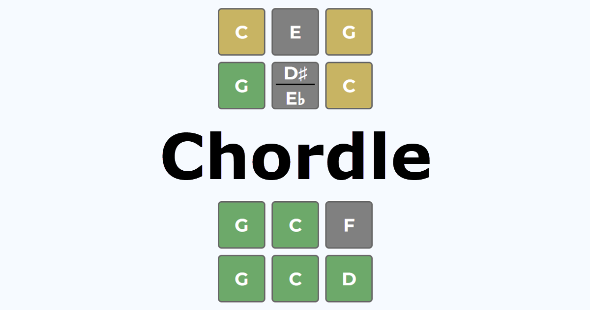 Chordle - How to play